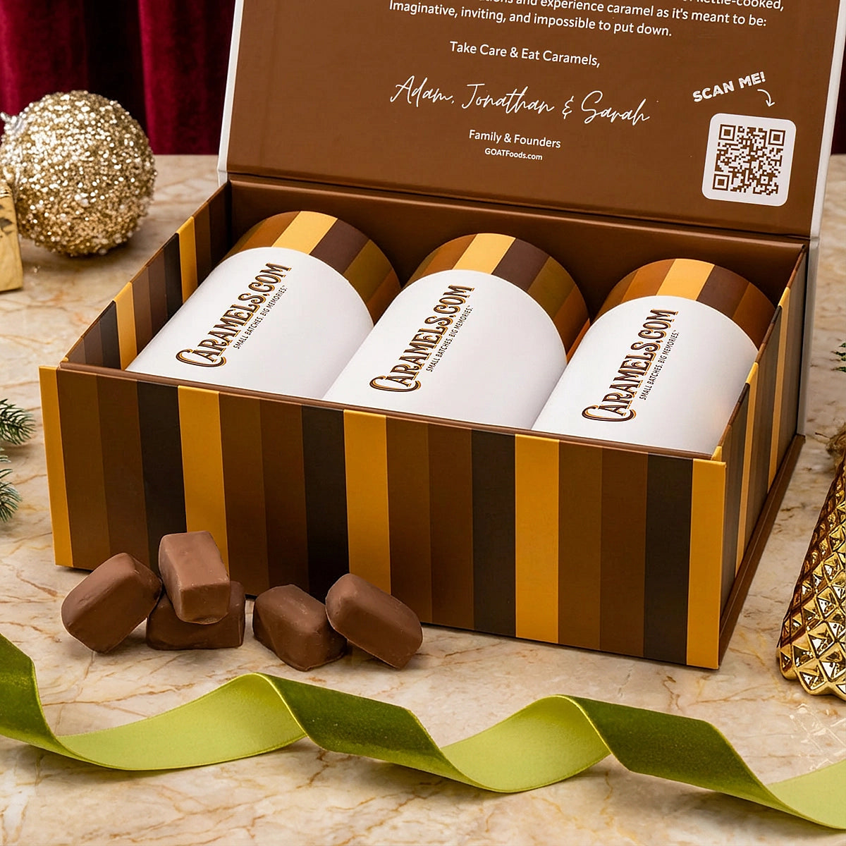 Marshmallow Moments- 3 Tube Gift Box – Caramels.com