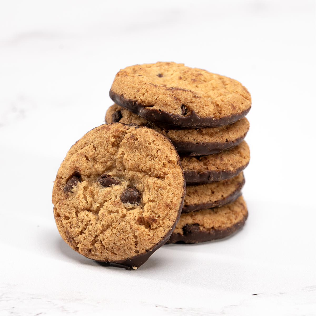 Chocolate Dipped Chocolate Chip Cookies – Caramels.com